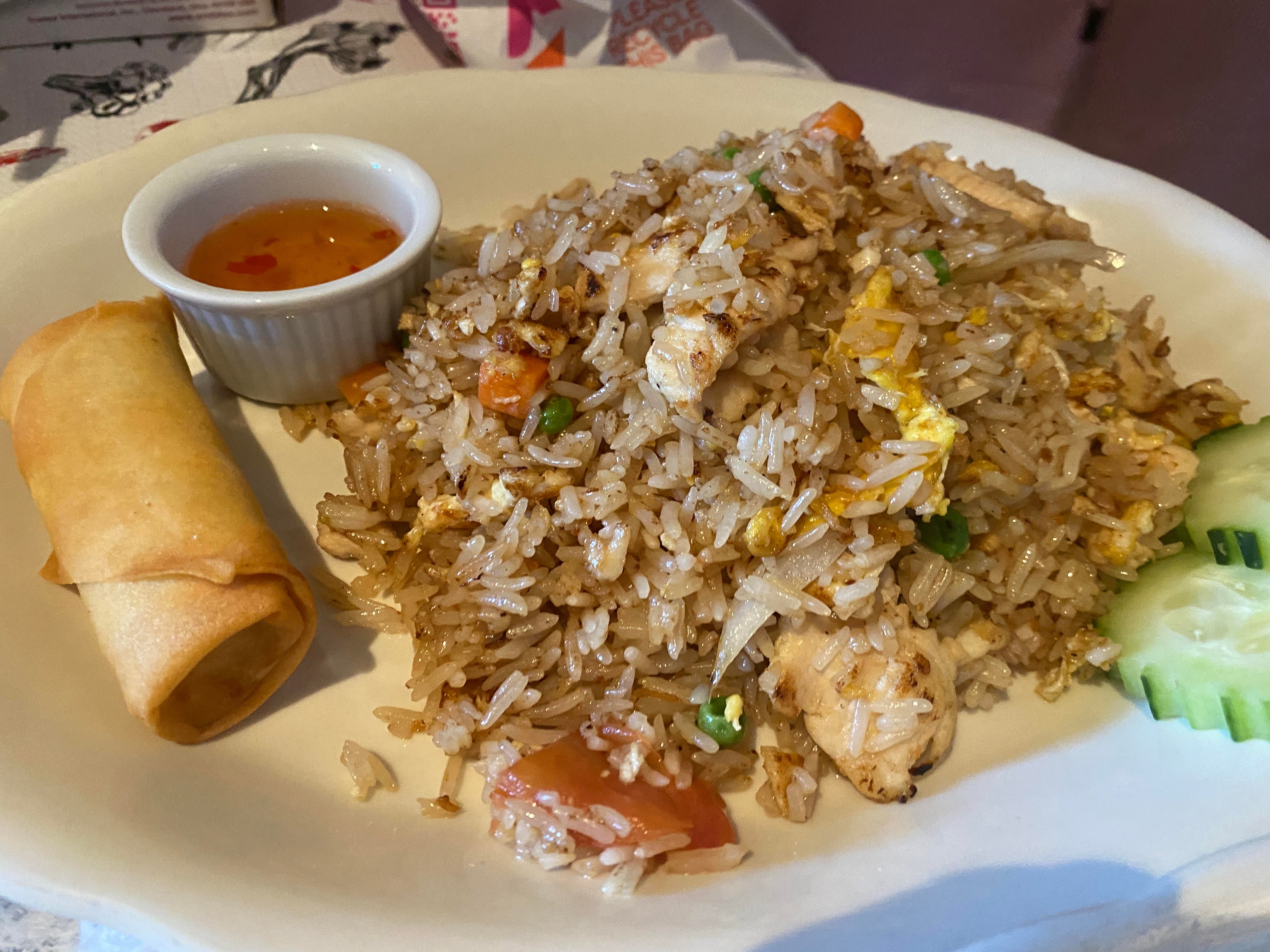 Thai Fried Rice Lunch | Yummy Rice Thai and Asian